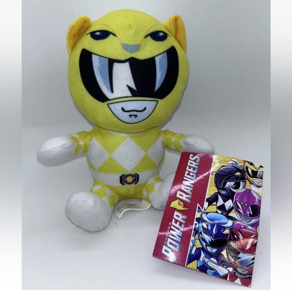 Hasbro | Toys | Mighty Morphin Power Rangers Plush Yellow Ranger Sabans ...